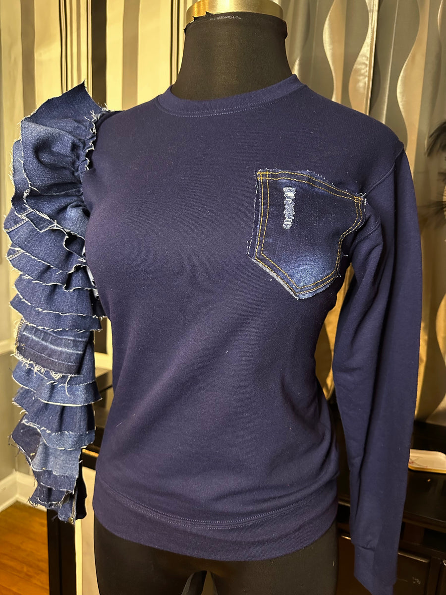 Denim Denim sweatshirt – Urban Glam